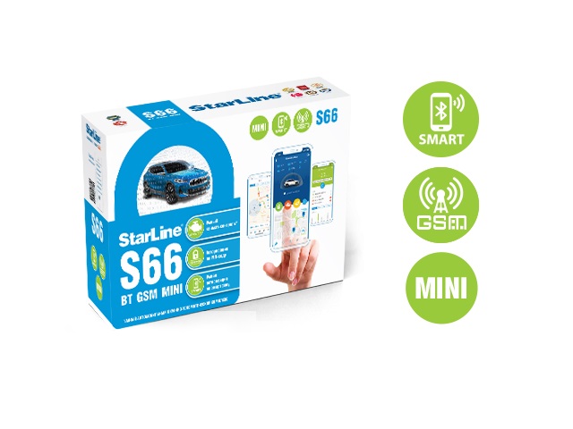 Автосигнализация StarLine S66 BT MINI