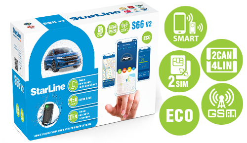 Автосигнализация StarLine S66 v2 ECO
